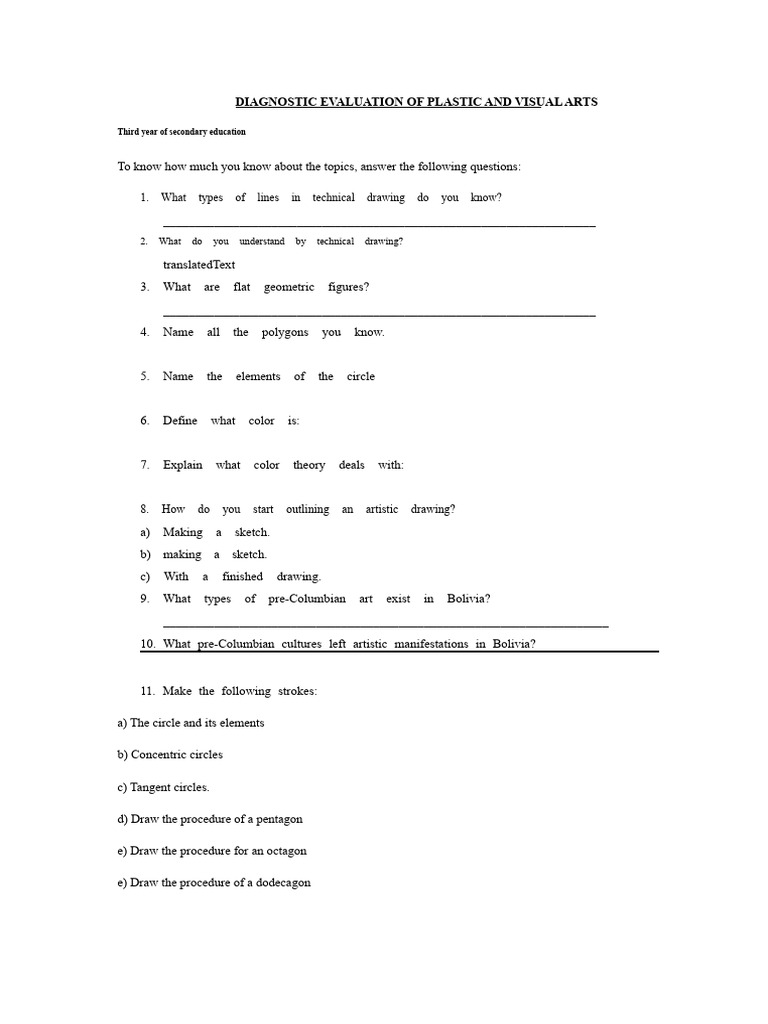Diagnostic Evaluation For 3RD Grade | PDF
