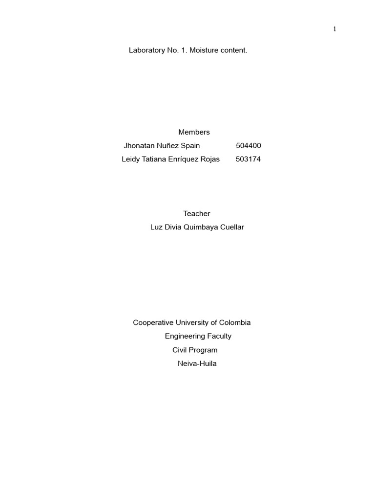 Granulometric Analysis of Soil Samples | PDF | Particle Size ...