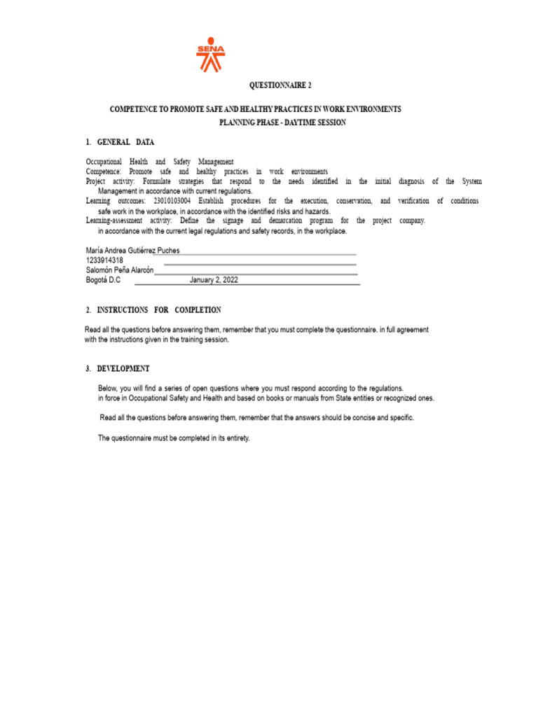Safe Practices in Work Environments | PDF | Occupational Safety And ...