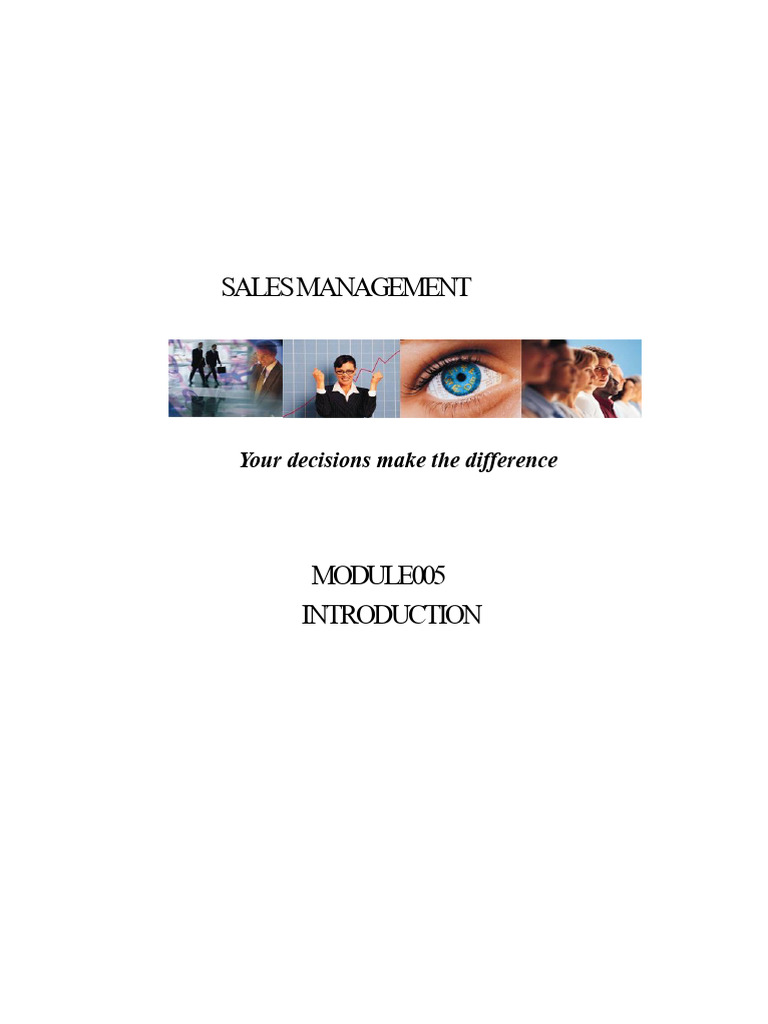 Sales Management Strategies Explained | PDF | Sales | Budget