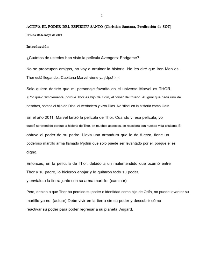 ACTIVA EL PODER DEL ESPÍRITU SANTO | PDF