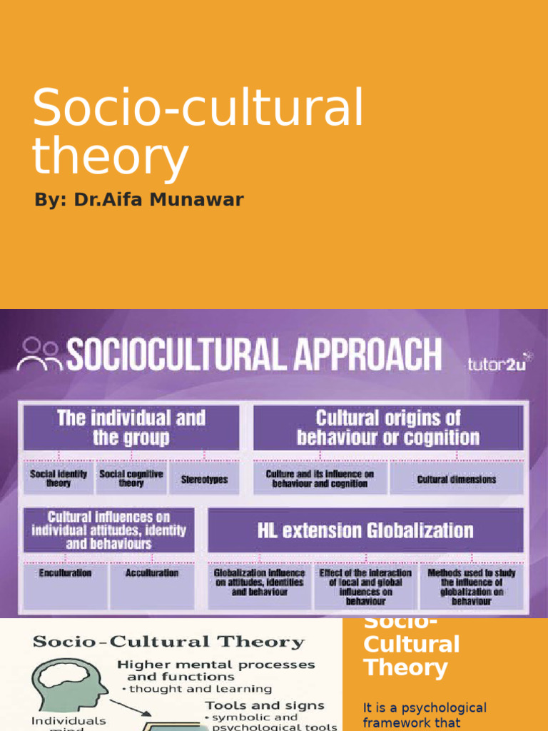 Socio Cultural Theory | PDF | Psychology | Cognition