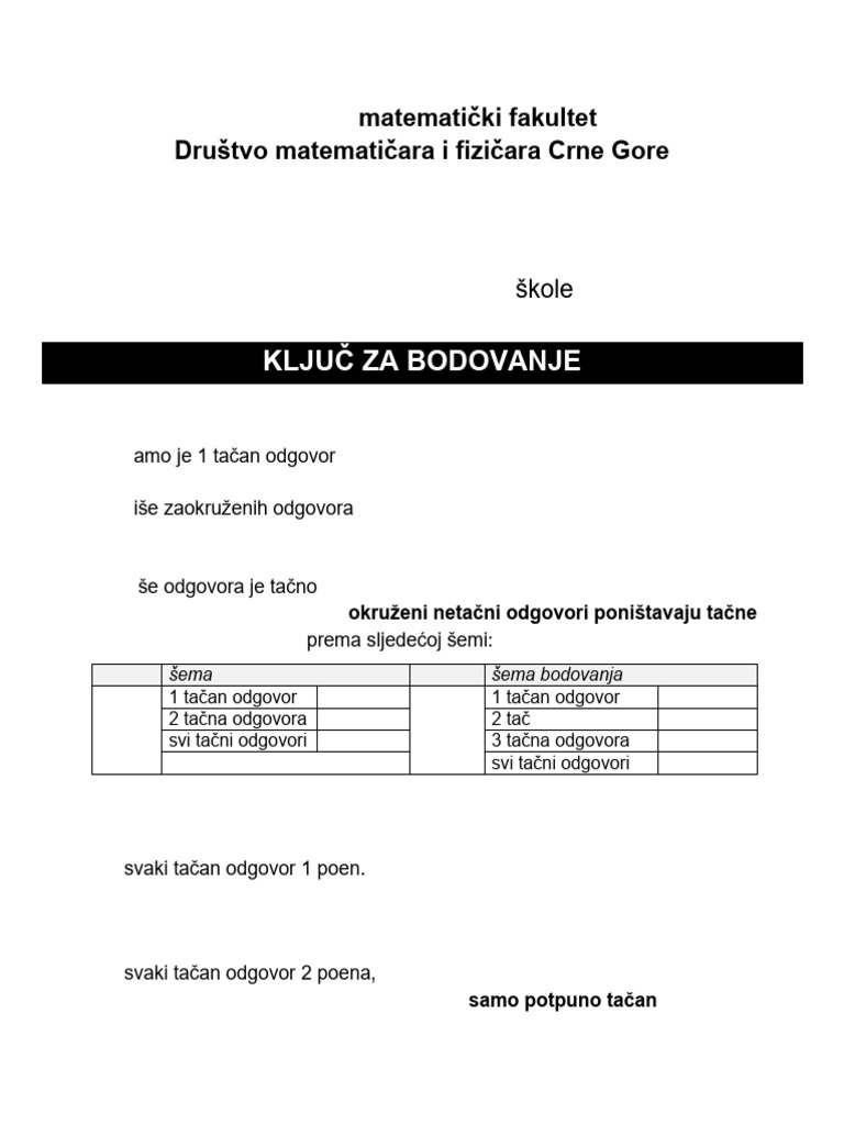 Razred, KLJUC Î | PDF