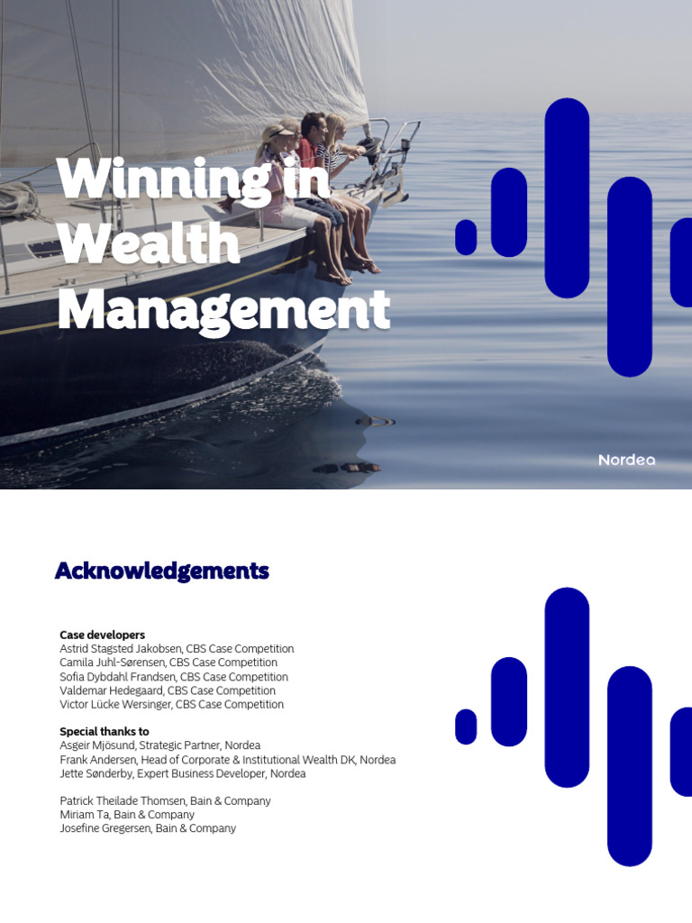 Nordea Case CBS Case Competition 2025 | PDF | Banks | Investing
