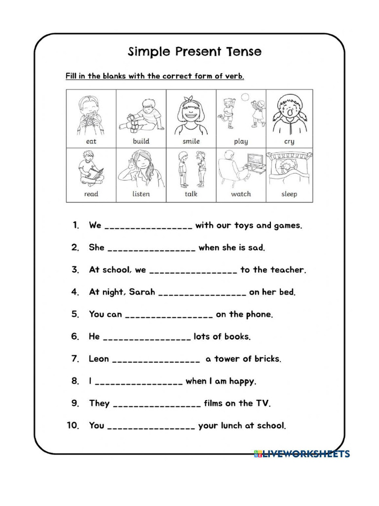 Homework Simple Present | PDF