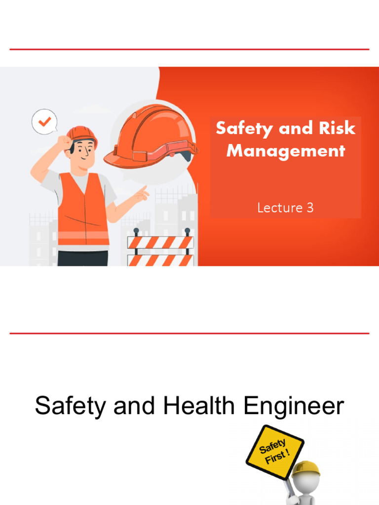 Safety and Risk Management Lecture Two | PDF | Risk | Risk Management