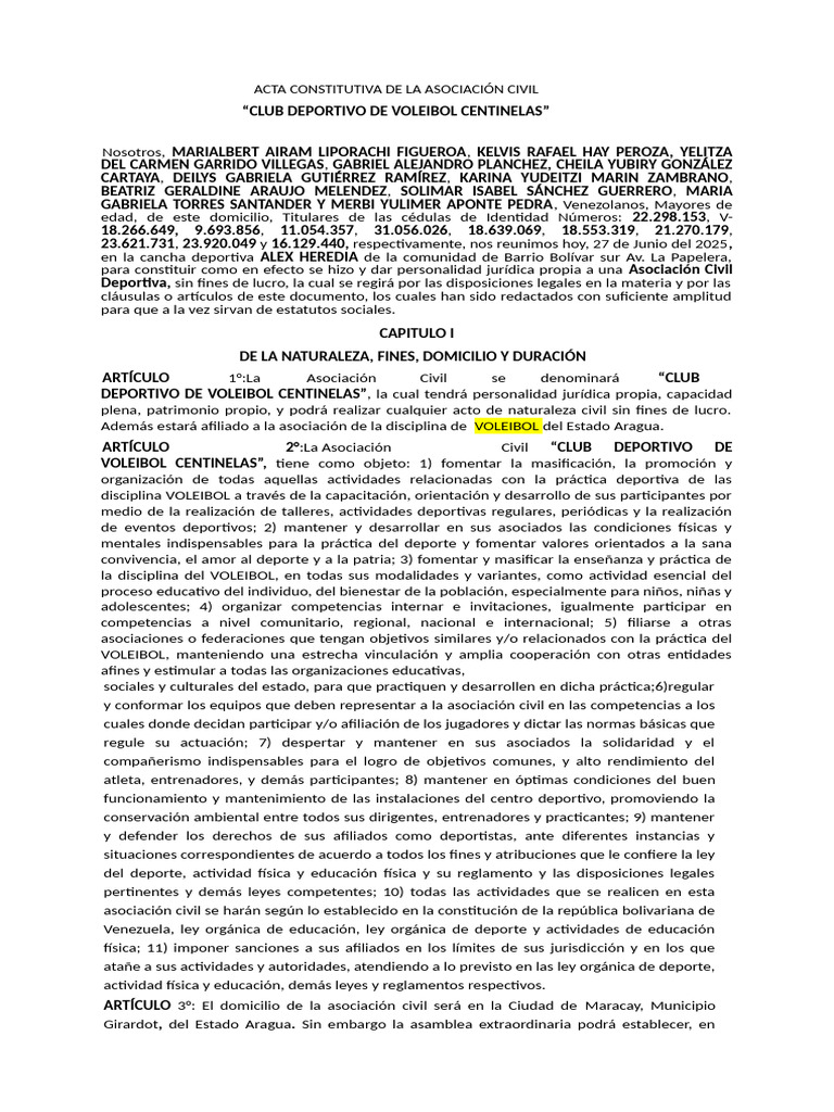 A Word - Documento de William Carrillo (3) VOLEIBOL | PDF | Apelación ...