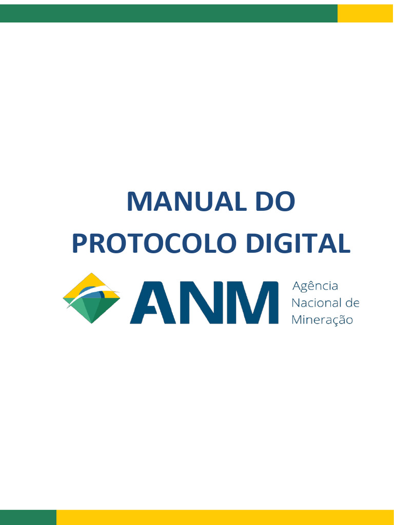 Manual do Protocolo Digital ANM | PDF | Autenticação