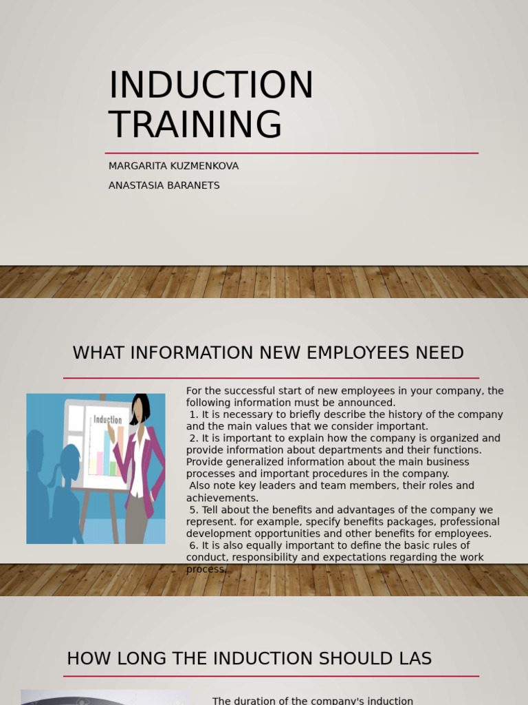 Induction Training | PDF | Organizational Culture | Information