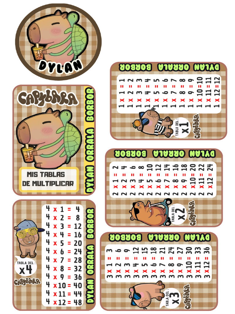 Tablas Capibara - 20251003 - 163522 - 0000 | PDF