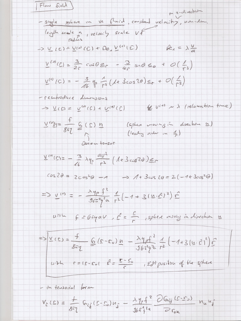 Flowfield Notes | PDF