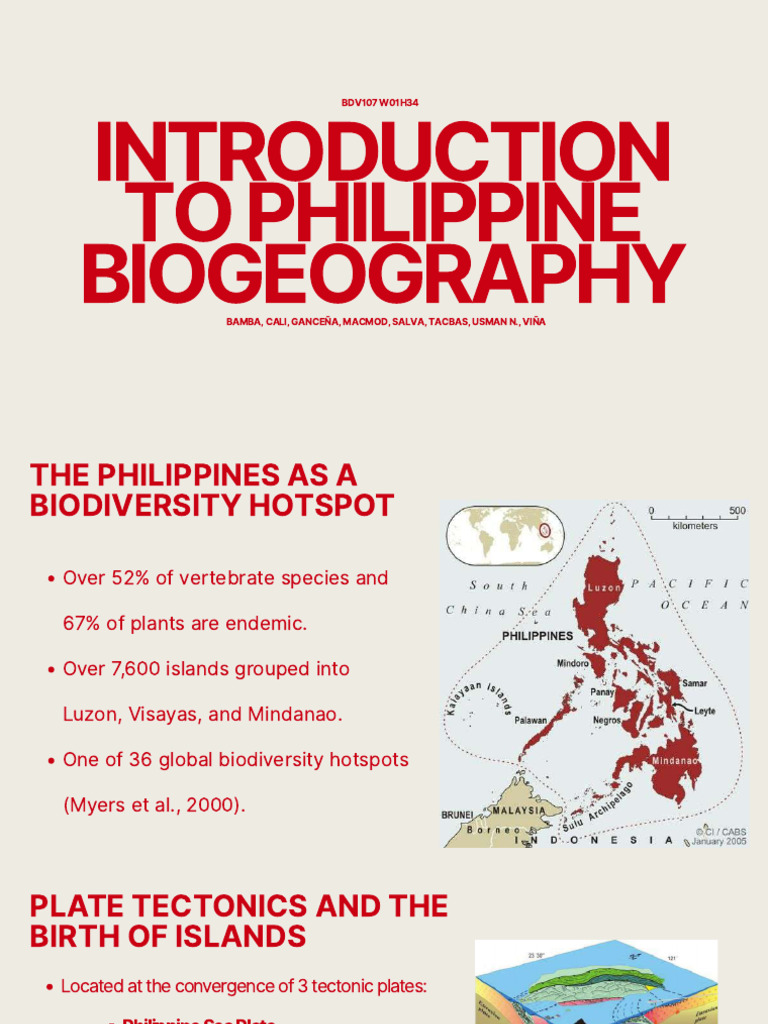Philippine Biogeography Overview | PDF | Ficus | Luzon