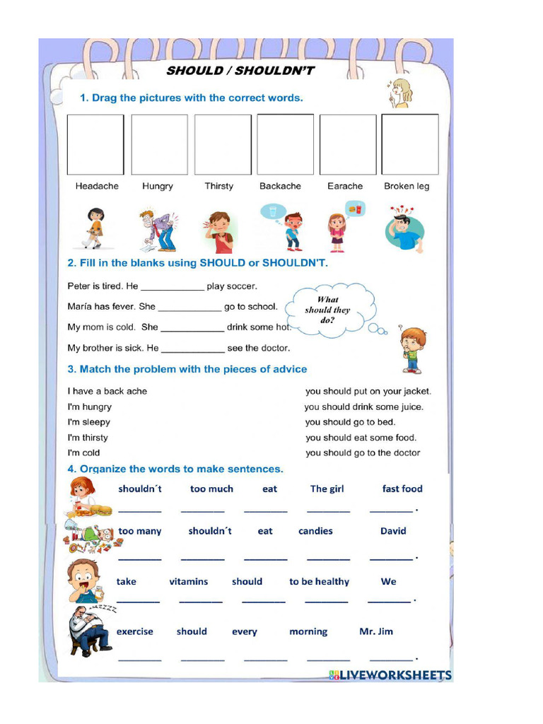 Should Worksheet | PDF