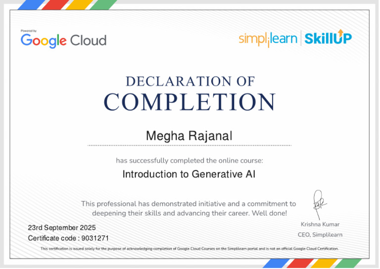 AI Certificate | PDF