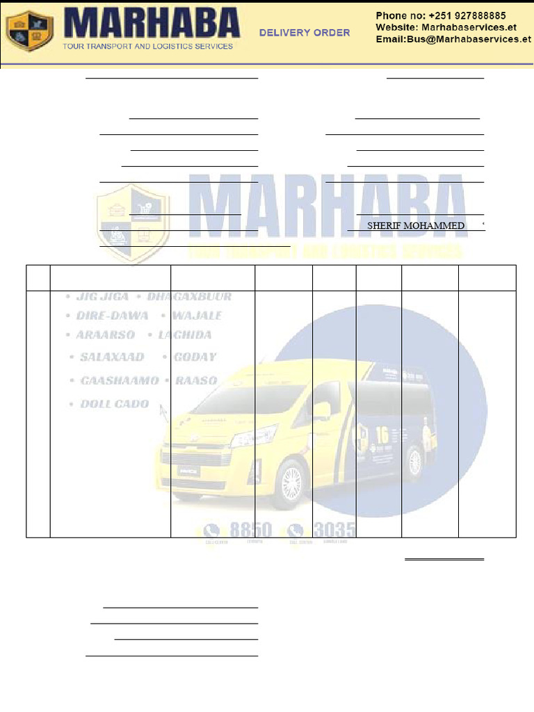 Delivery Order | PDF