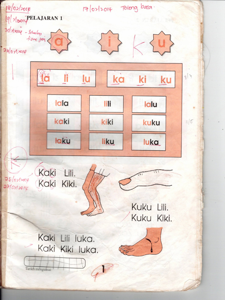 Latihan Asas Membaca | PDF