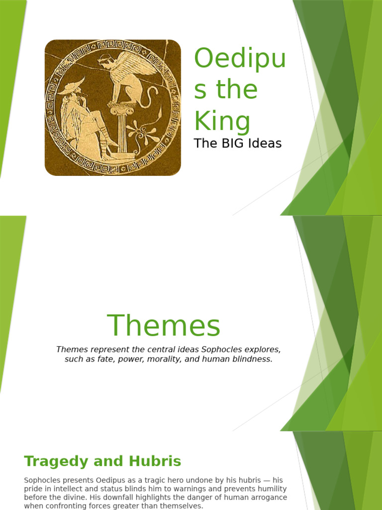 Oedipus The King - The BIG Ideas | PDF | Oedipus | Sophocles