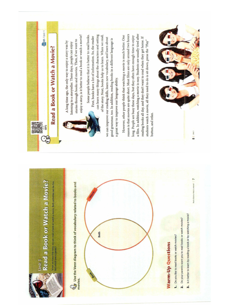 Debate Challenge Unit 1 Book or Movie | PDF