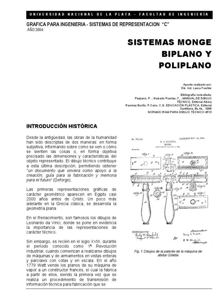 Sistemas Monge: Biplano y Poliplano | PDF | Geometria clasica | Espacio