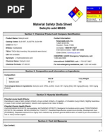 Urea MSDS: Section 1: Chemical Product and Company Identification | PDF | Toxicity | Water