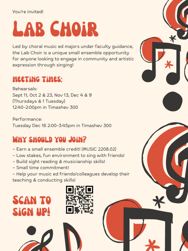 Lab Choir Flyer | PDF