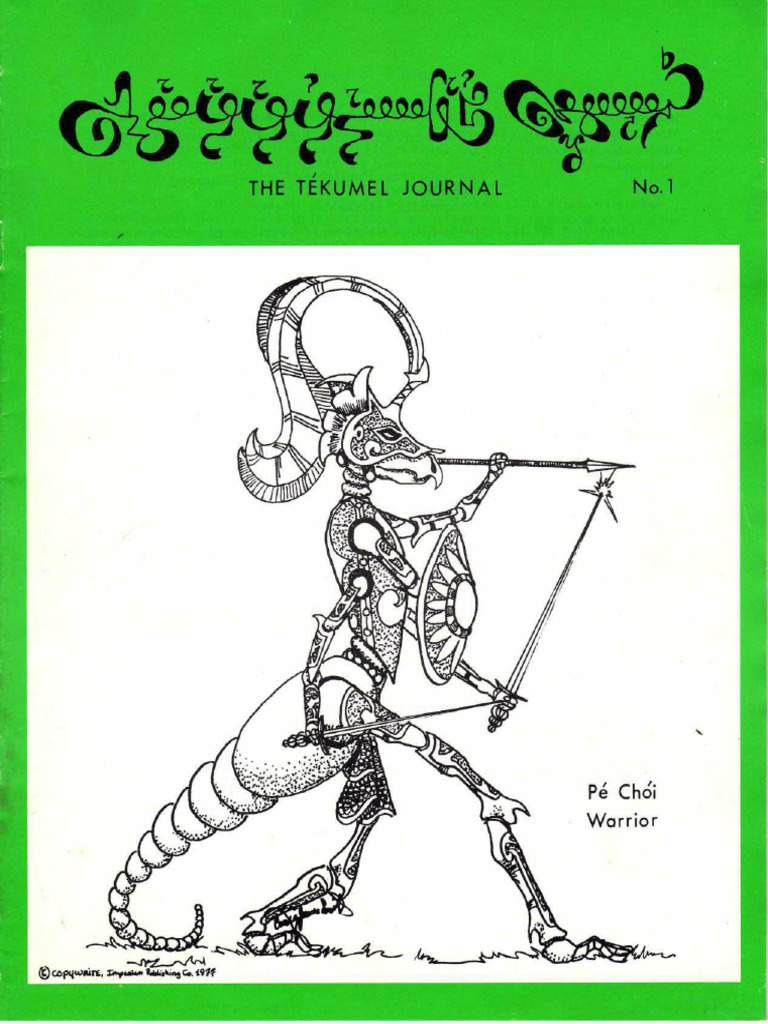 The Tékumel Journal #1 | PDF