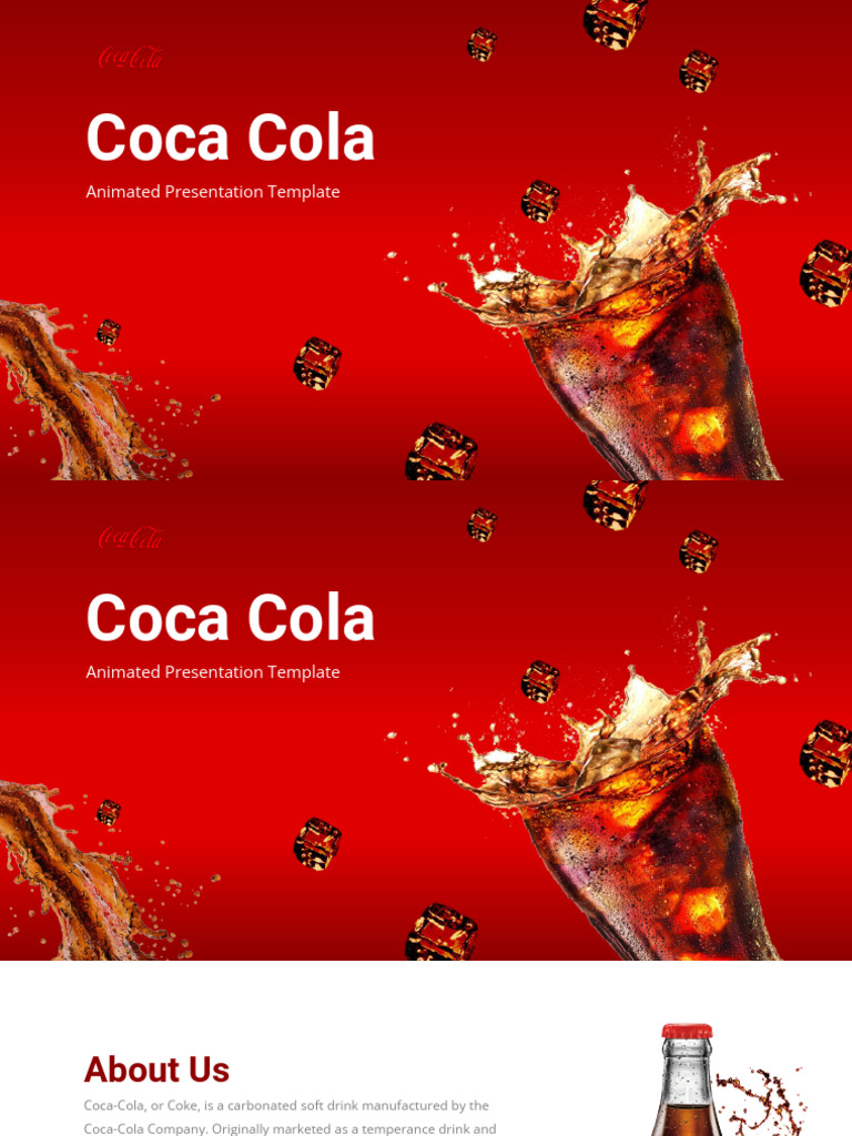 Coca Cola Template | PDF | Coca Cola | Cola