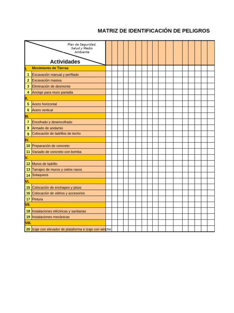 Matriz Iper en Blanco - Grupo 1 | PDF