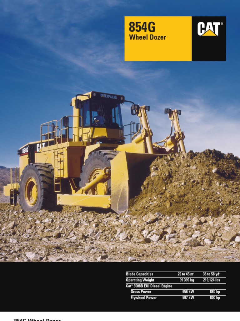 Wheel Dozer Cat854g | Transmission (Mechanics) | Clutch