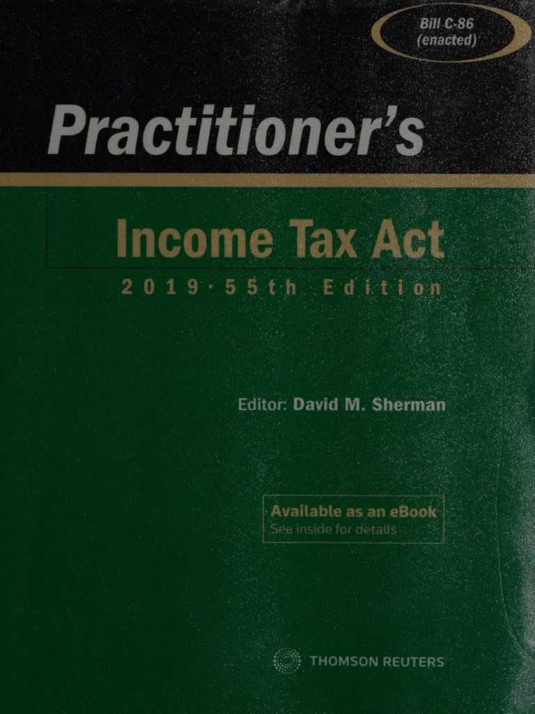 Practitioner's Income Tax Act 2020, 57th Edition | PDF
