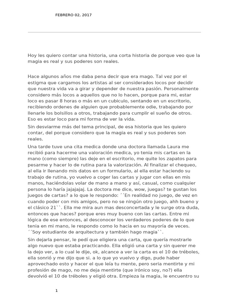 La Magia Tiene Poderes Reales | PDF
