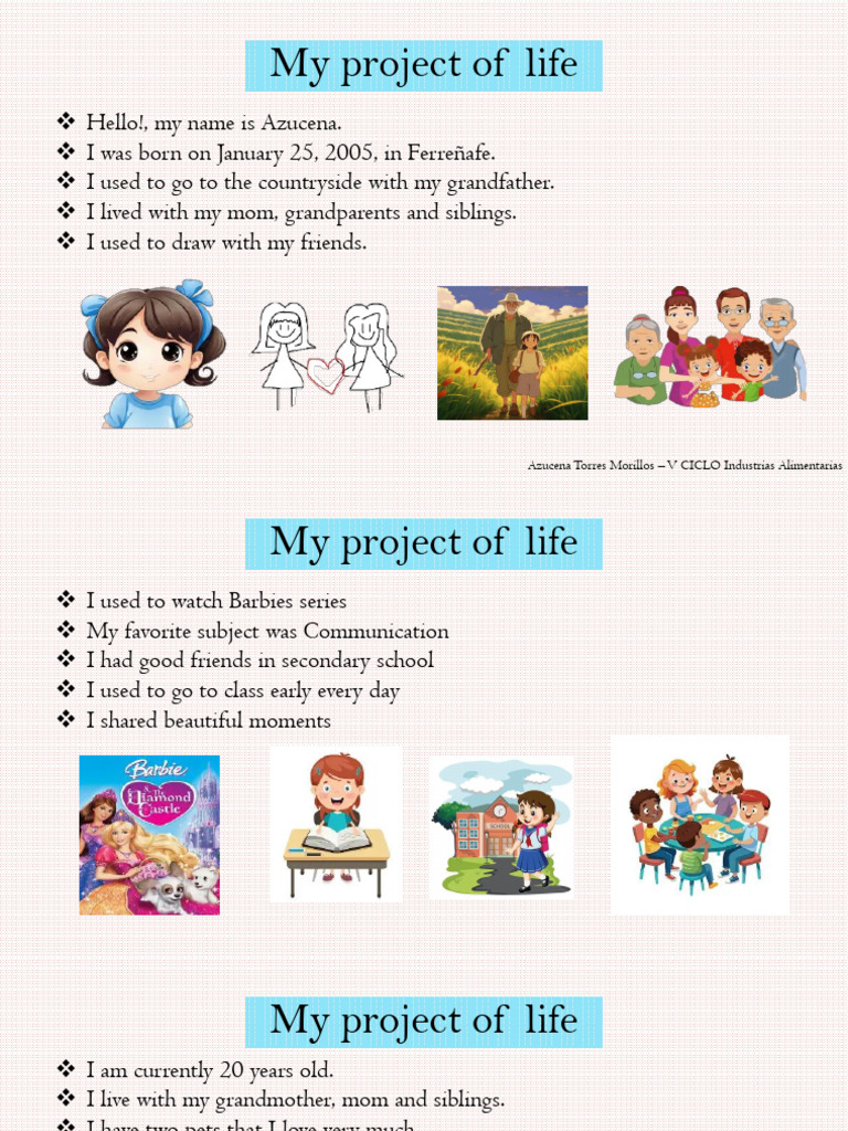 My Project of Life | PDF