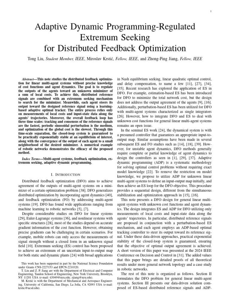 Adaptive Dynamic Programming Regulated Extremum Seeking For Distributed