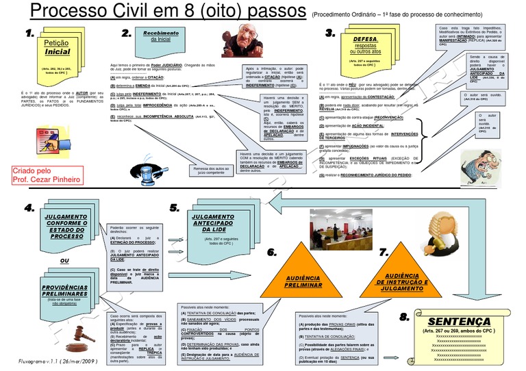 Processo Civil em 8 Passos | PDF | Julgamentos | Juiz