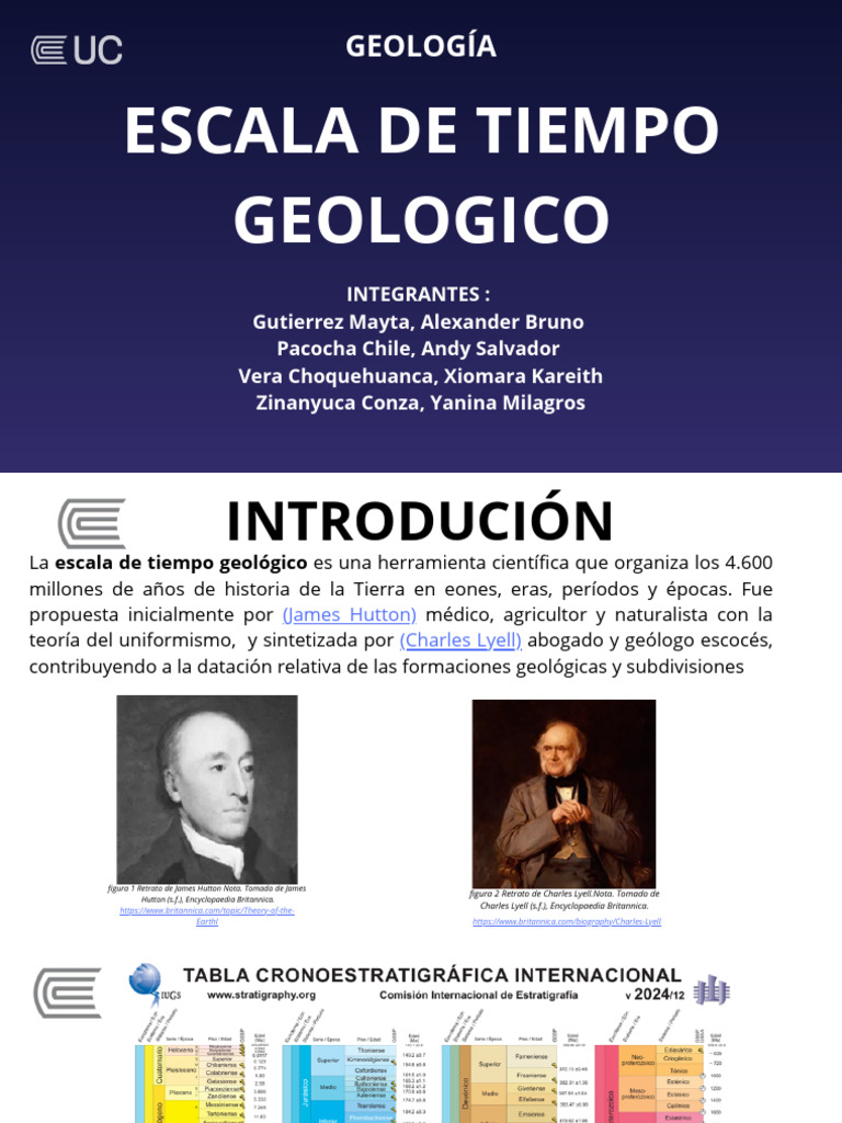 Escala de Tiempo Geológico: Eones y Eras | PDF | Dinosaurios | Cuaternario