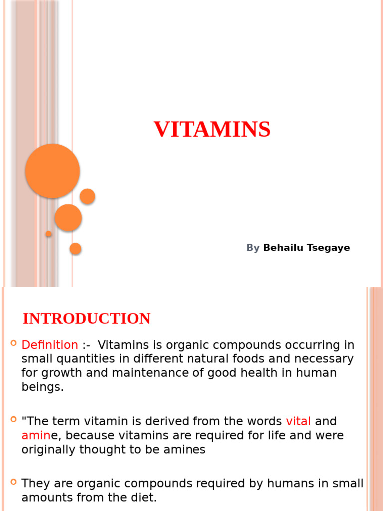 Understanding Vitamins: Types and Functions | PDF | Vitamin A | Vitamin