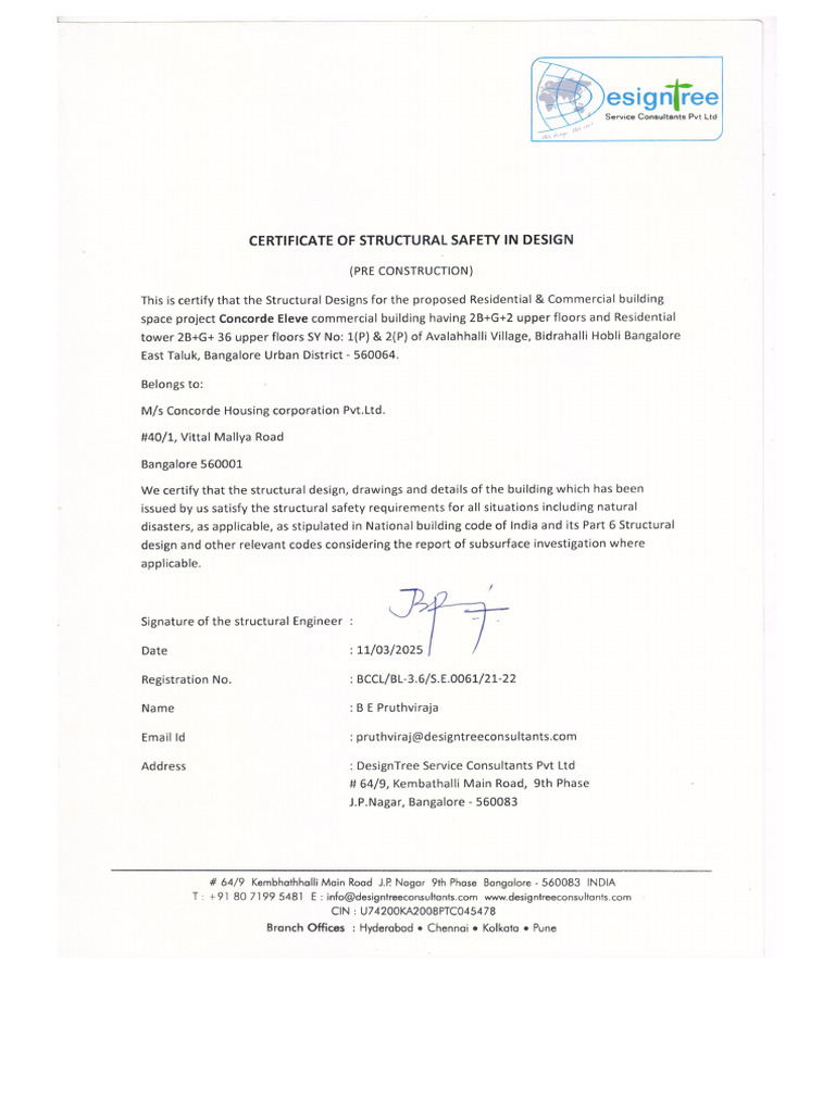 Structural Stability Certificate | PDF