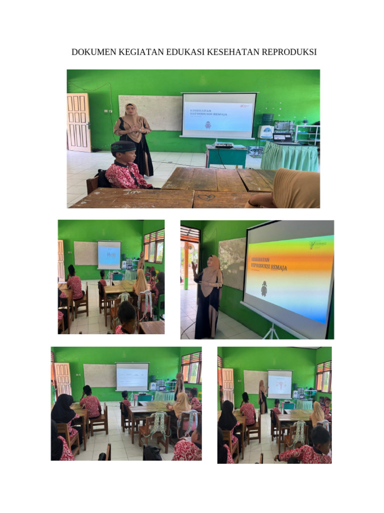 Dokumen Kegiatan Edukasi Kesehatan Reproduksi | PDF