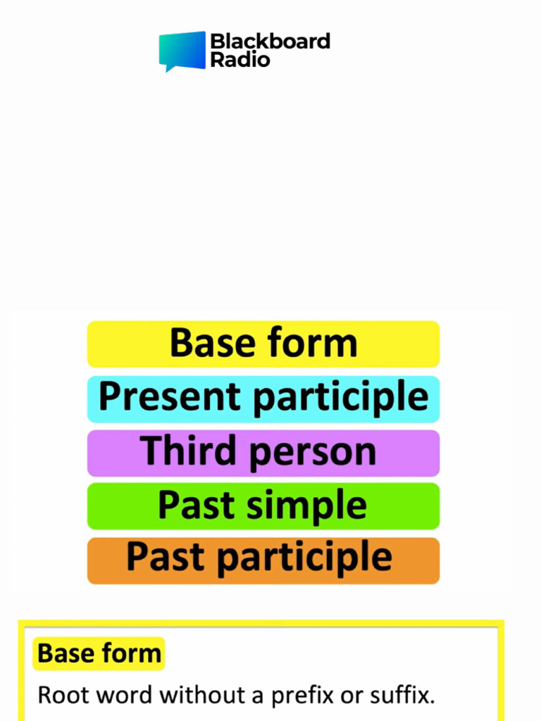 5 Verb Form | PDF