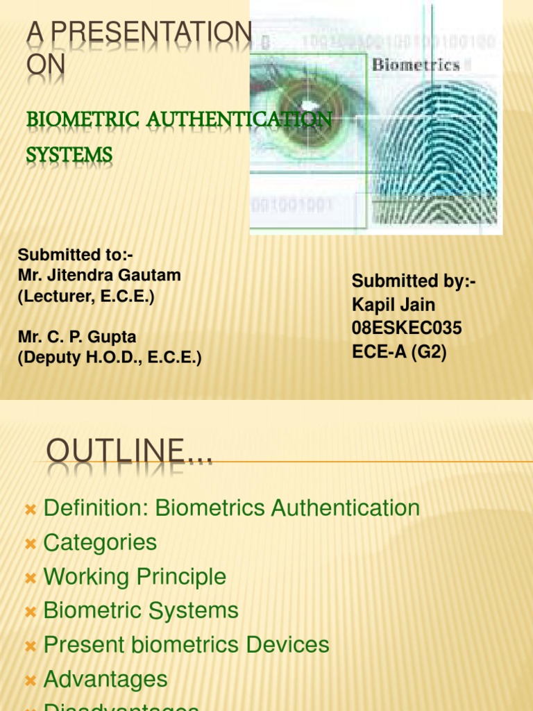 Biometric Seminar | PDF