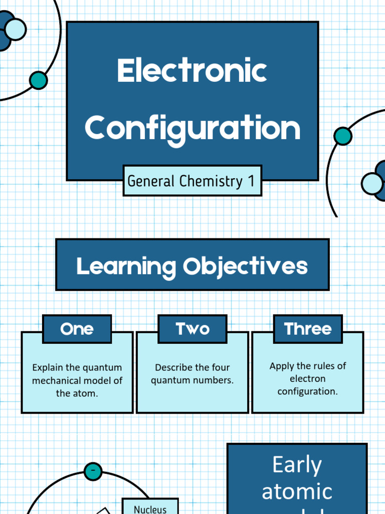 Quantum Mechanics and Electron Configuration | PDF | Atomic Orbital ...