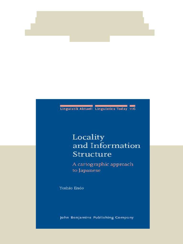 (Ebook) Locality and Information Structure: A cartographic approach to ...
