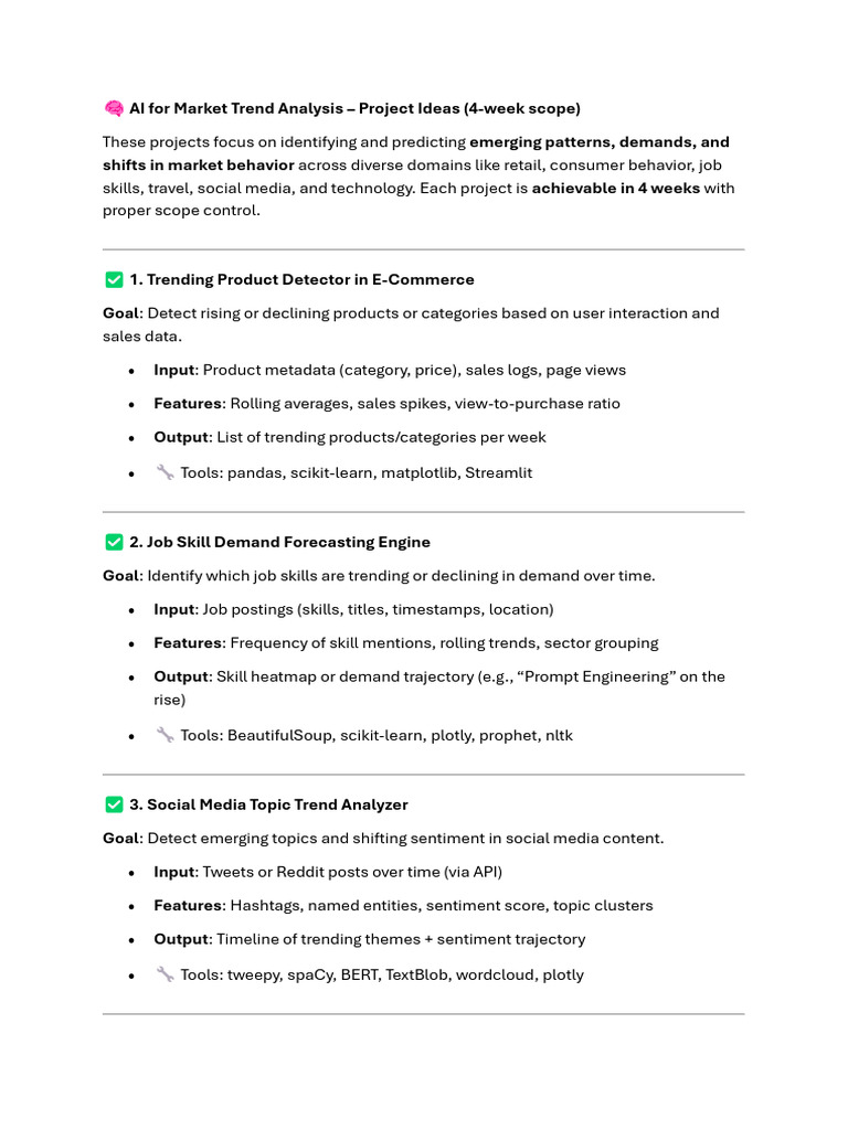 ? AI For Market Trend Analysis | PDF | Artificial Intelligence ...