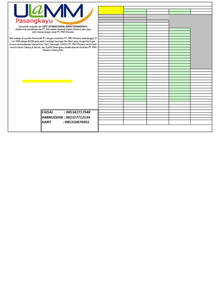Brosur Ulamm Psky - Terbaru 2023 | PDF
