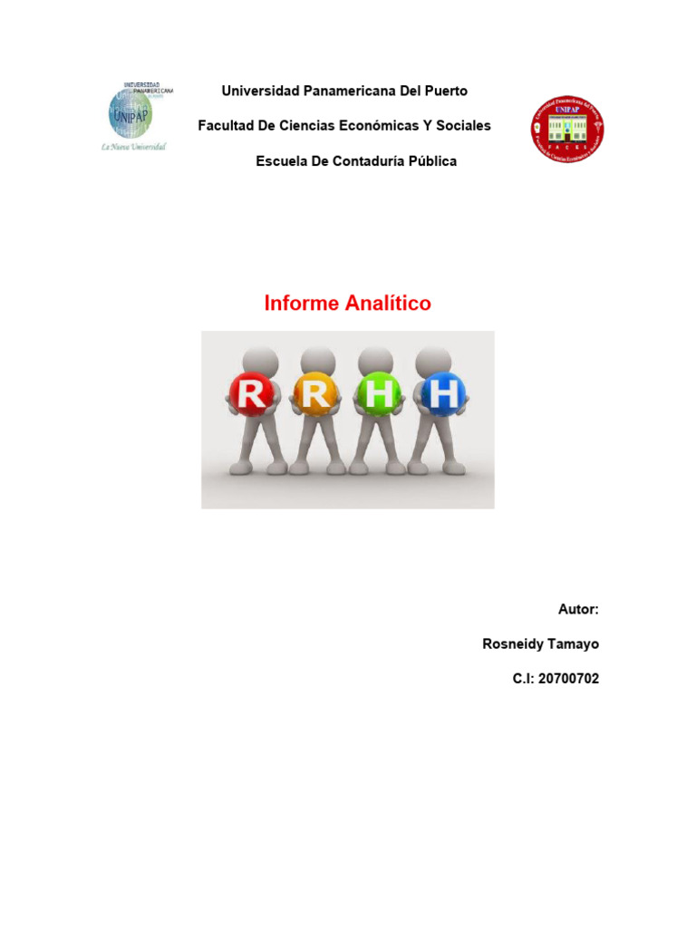 Informe RRHH 2 | PDF | Derecho laboral | Salario