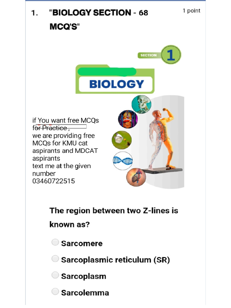 Biology (Practice Paper) | PDF