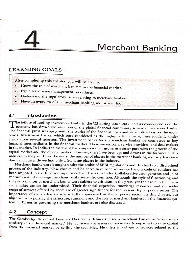 Merchant Bank | PDF