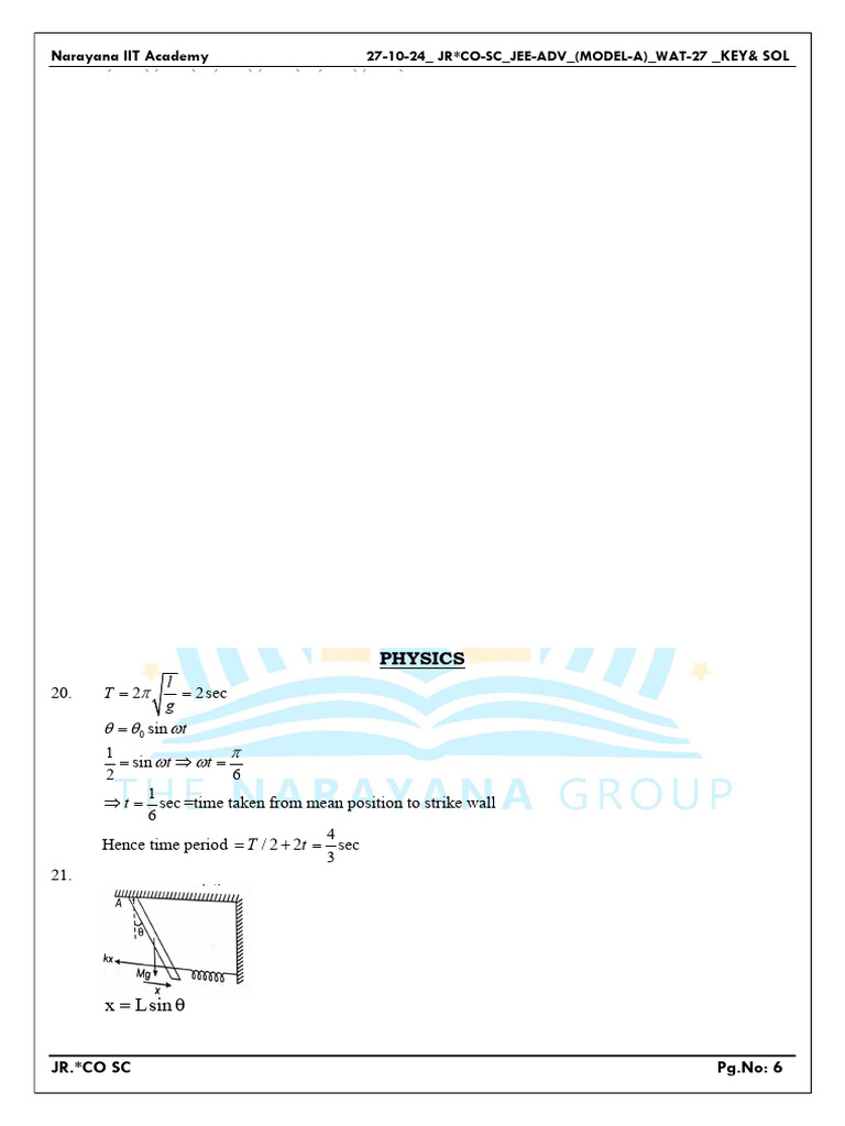 SHM-2 Sol | PDF | Theoretical Physics | Oscillation