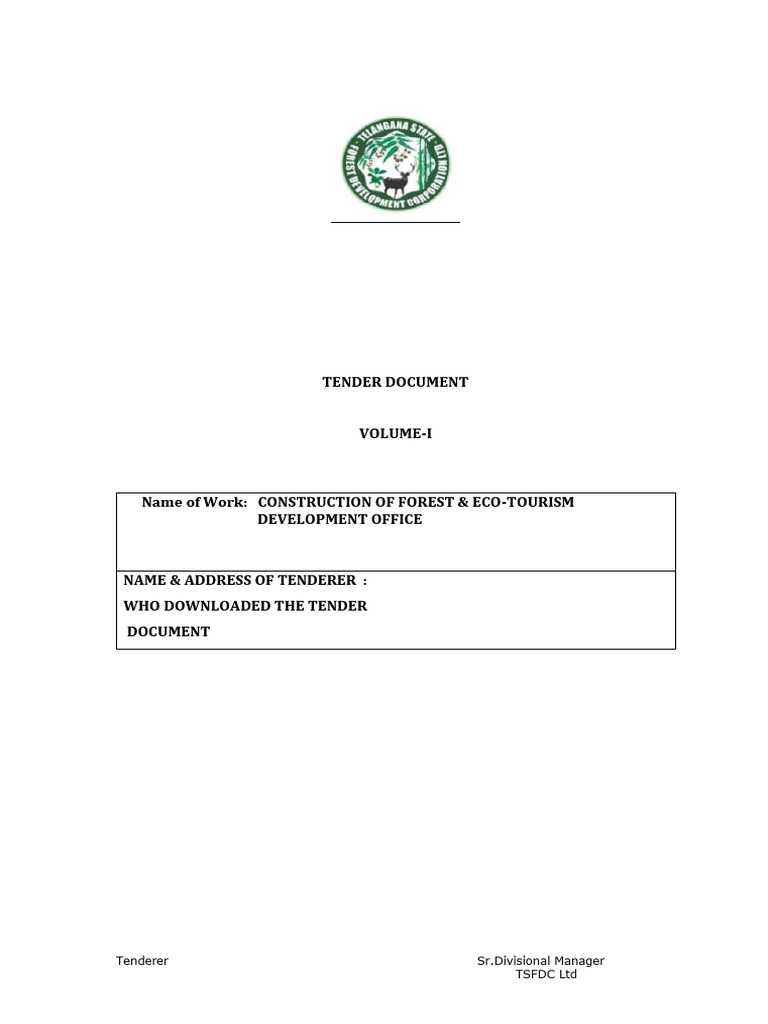 Tender Document Ho | PDF | Specification (Technical Standard) | Banks