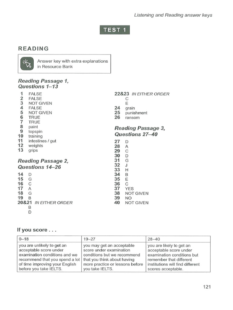 Test 1 Key | PDF